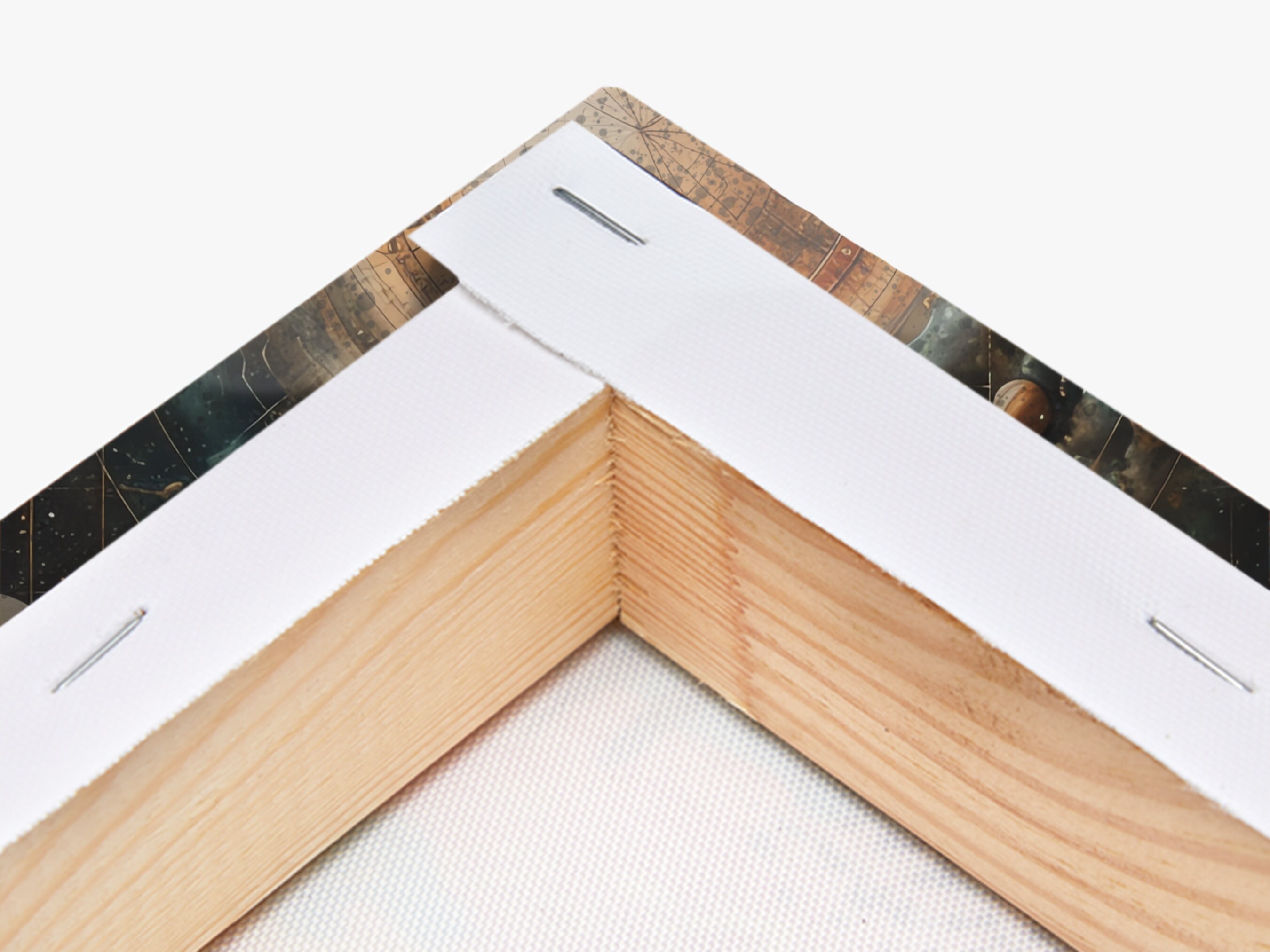 Solar System Map Detailed Space Art Cosmic Artwork Surreal Galaxy ...