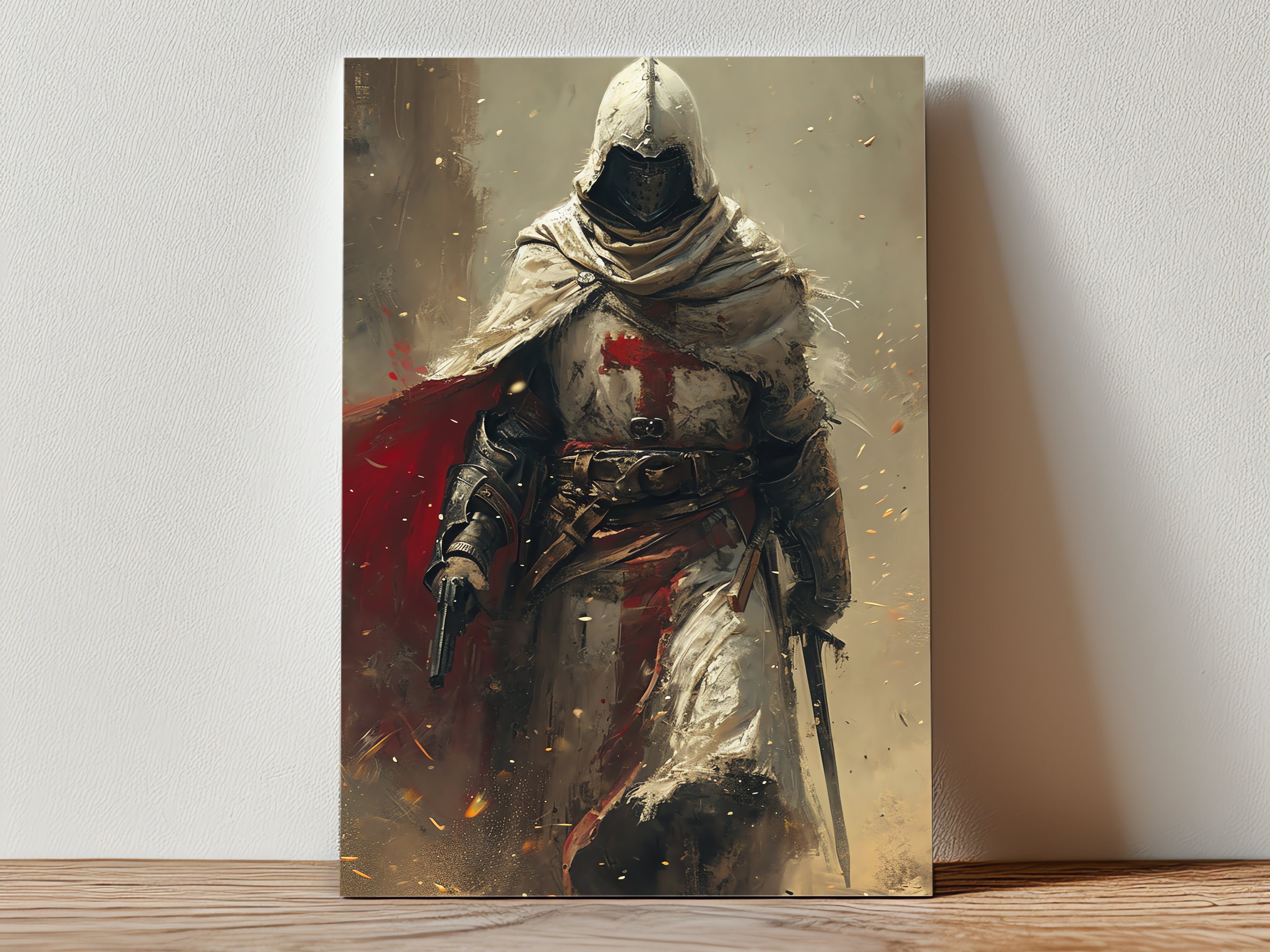 Medieval Knight Sword Art Templar Crusader Concept Cgsociety Contest ...