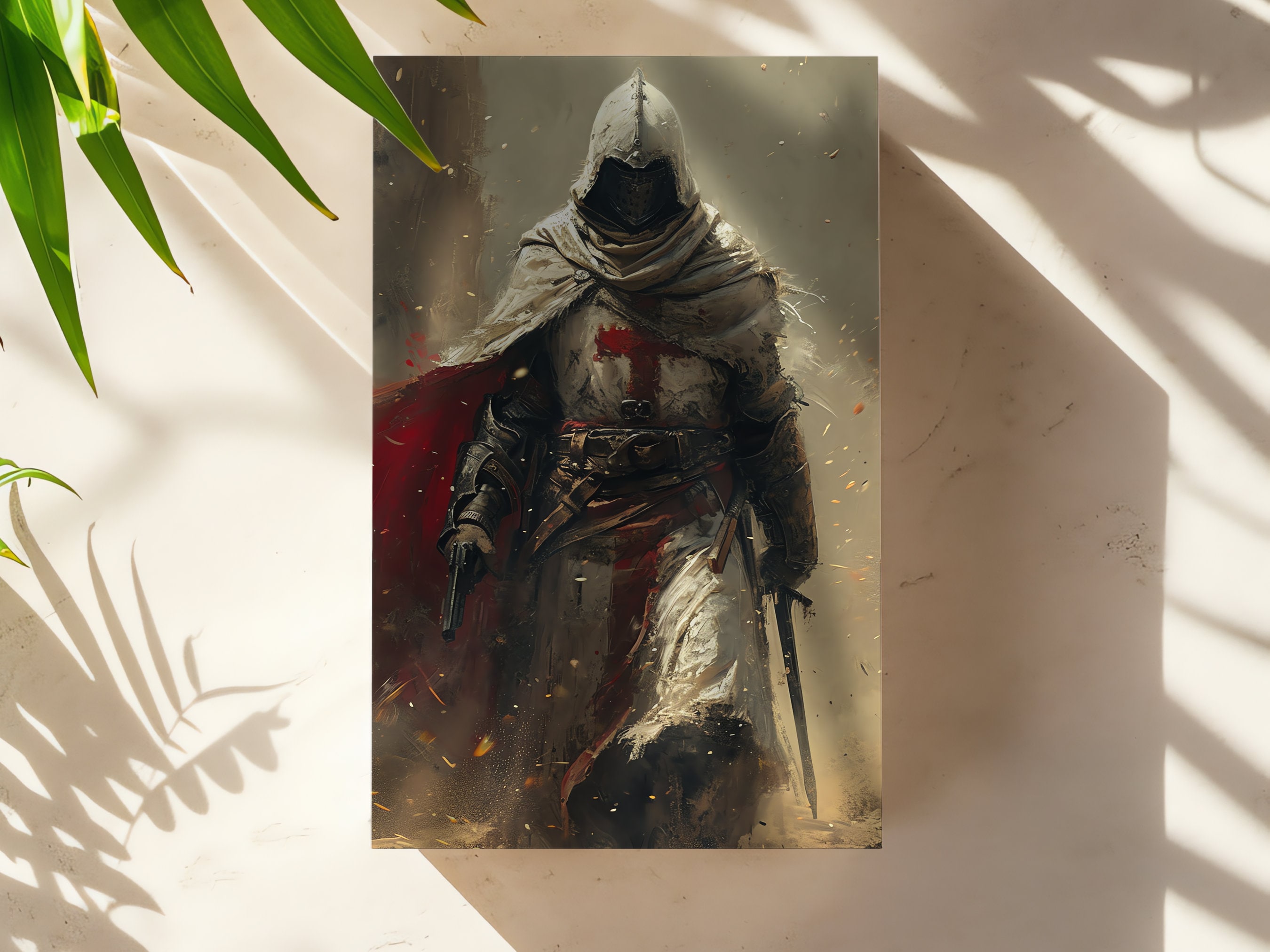 Medieval Knight Sword Art Templar Crusader Concept Cgsociety Contest ...