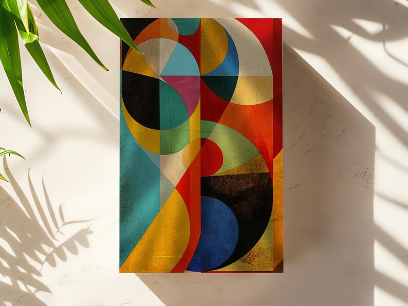 Geometric Abstract Canvas Art Behance Contest Winner Abstract Beauty ...