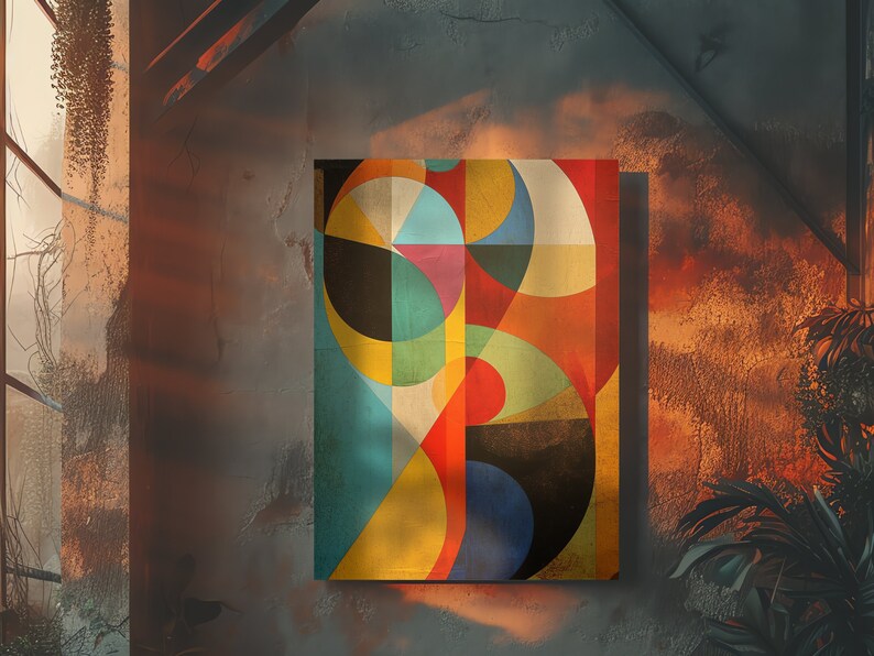 Geometric Abstract Canvas Art Behance Contest Winner Abstract Beauty ...