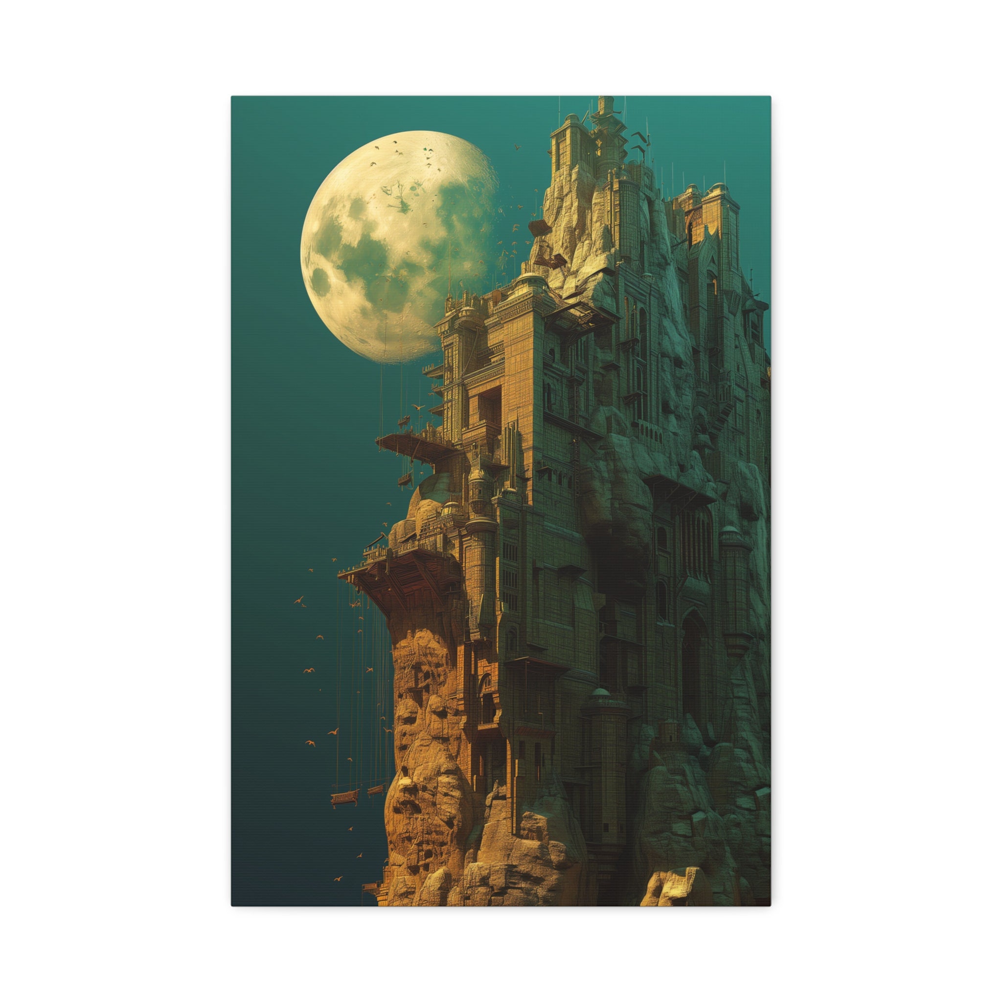 Fantasy Castle Art Print 3D Architecture Mandelbulb Inspired Matte ...