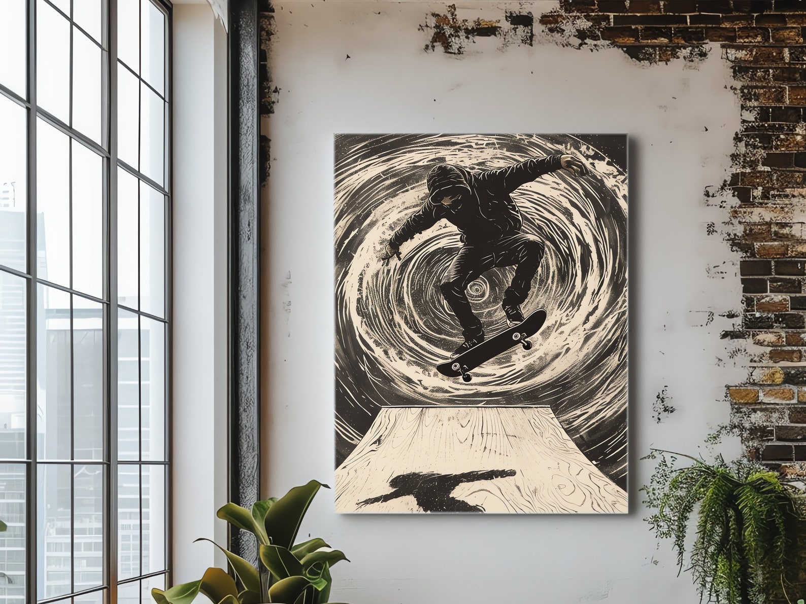 Psychedelic Skateboard Ramp Poster Award-winning Design Stanley ...