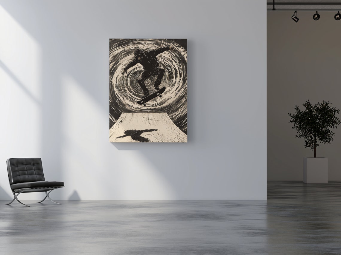 Psychedelic Skateboard Ramp Poster Award-winning Design Stanley ...