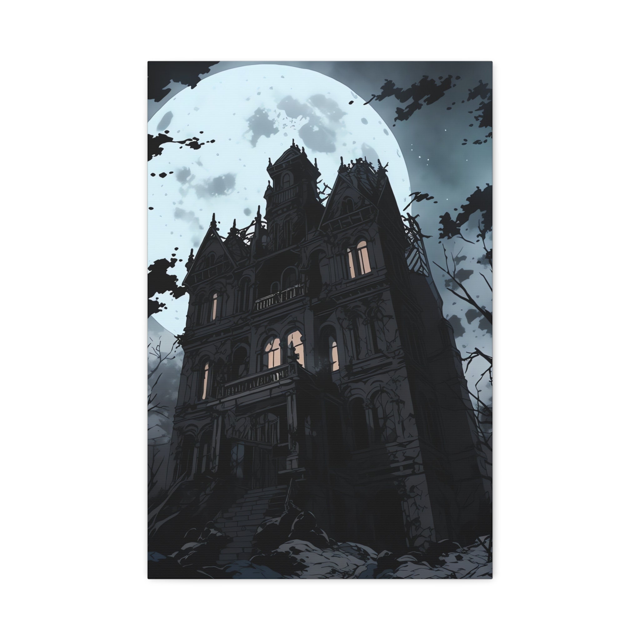 Gothic Bloodborne Mansion Creepy House Concept Art Full Moon Madness ...