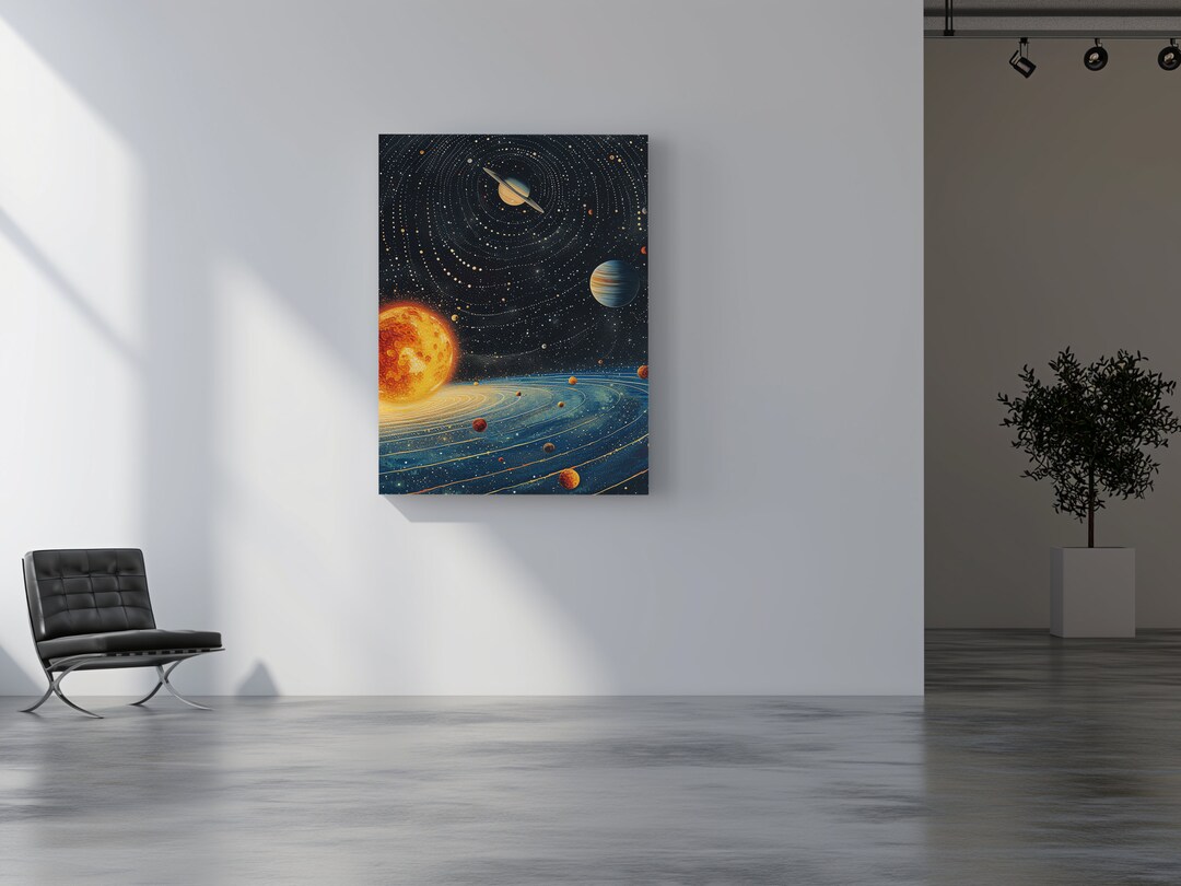 Solar System Planets Galaxy Space Art Canvas Design Contest Winner ...