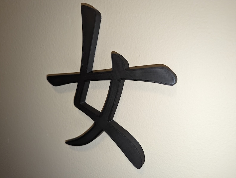 Chinese Symbol for Daughter Wall Art - Etsy