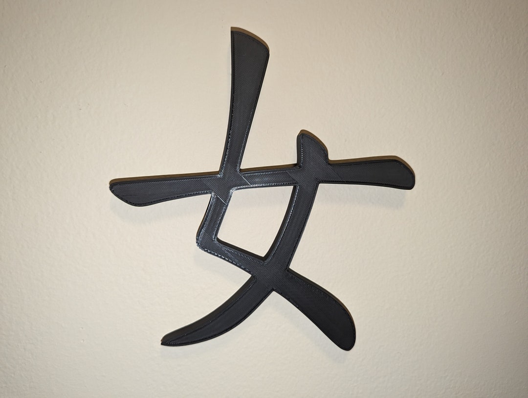 Chinese Symbol for Daughter Wall Art - Etsy