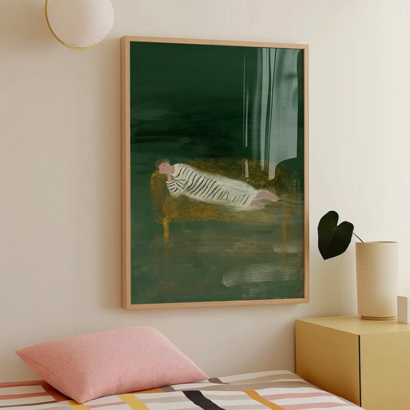 Reclining Woman Art - Etsy
