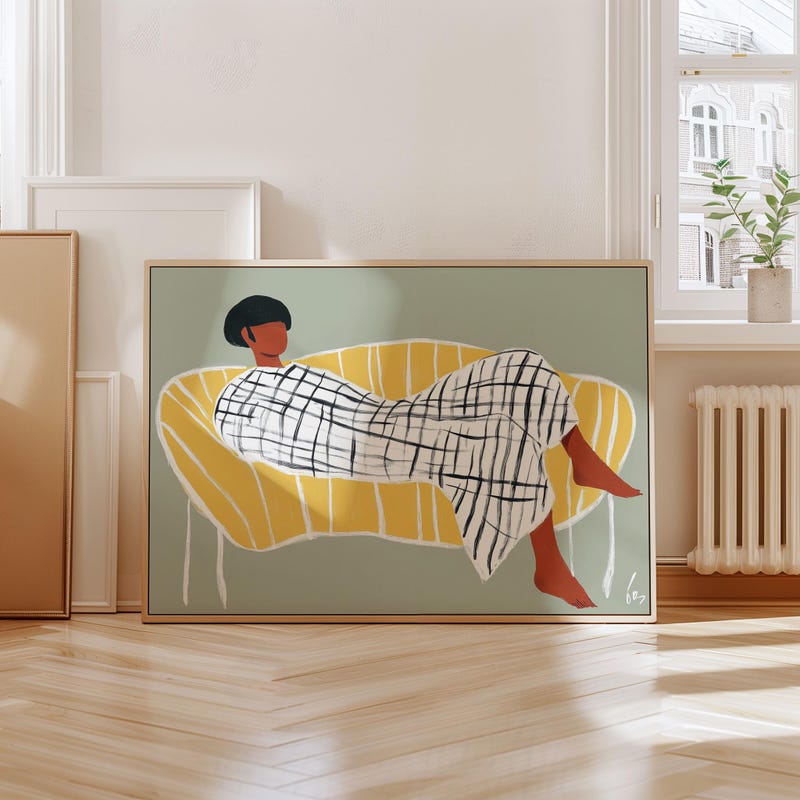 Abstract Figure Art - Etsy