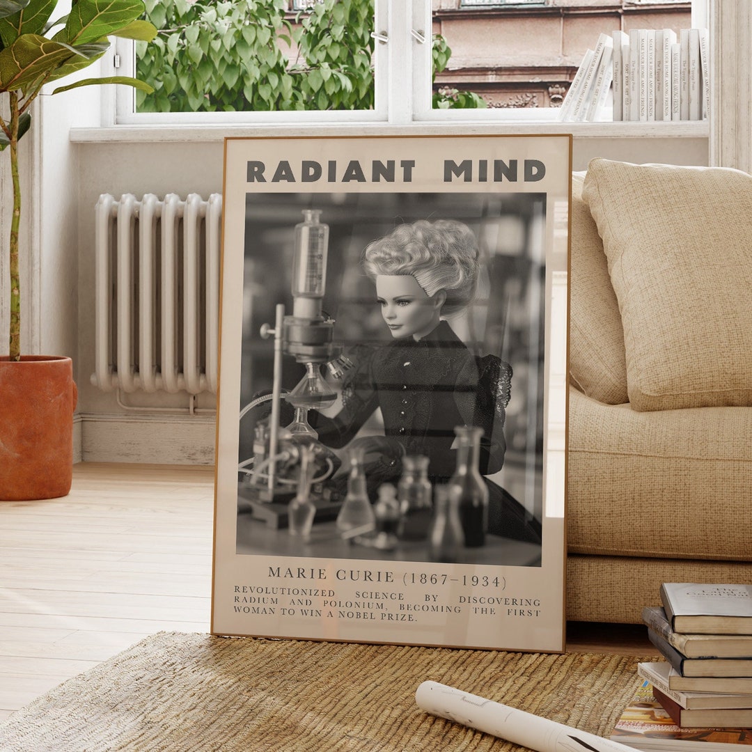 Marie Curie Poster: Radiant Mind, Women in Science (digital Download ...