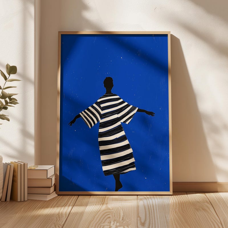 Cobalt Blue Wall Art - Etsy