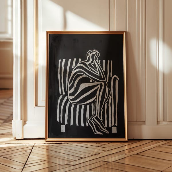 Monochrome Wall Art - Etsy UK