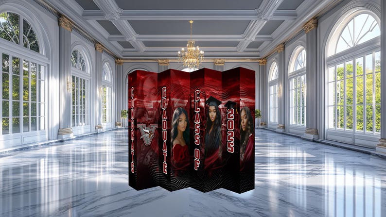 Graduation Party Decor-accordian Wall, Custom Grad Wall, Graduation ...