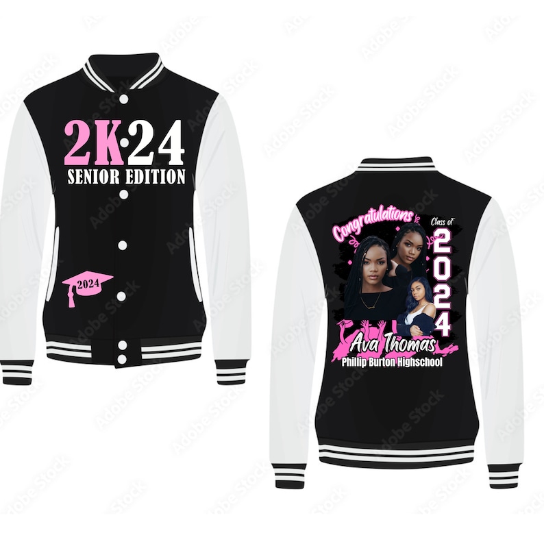 Custom Grad 2k24 Varsity Jacket - Etsy