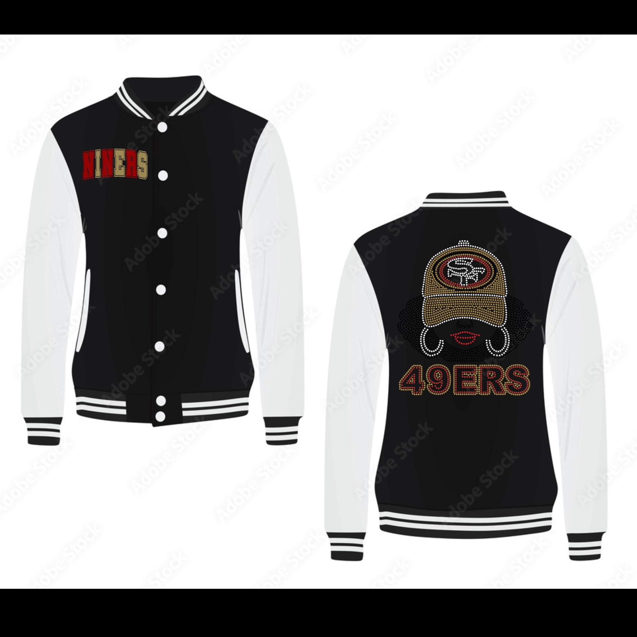 Womens Custom Sports Team Varsity Jacket - Etsy