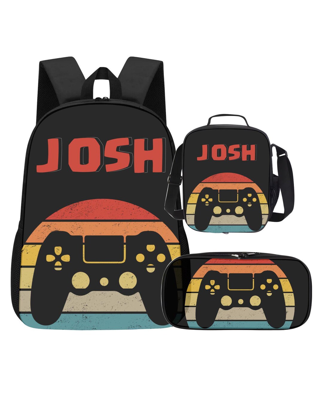 Custom School Supply Bundle – Personalized Backpack, Lunch Bag, and ...