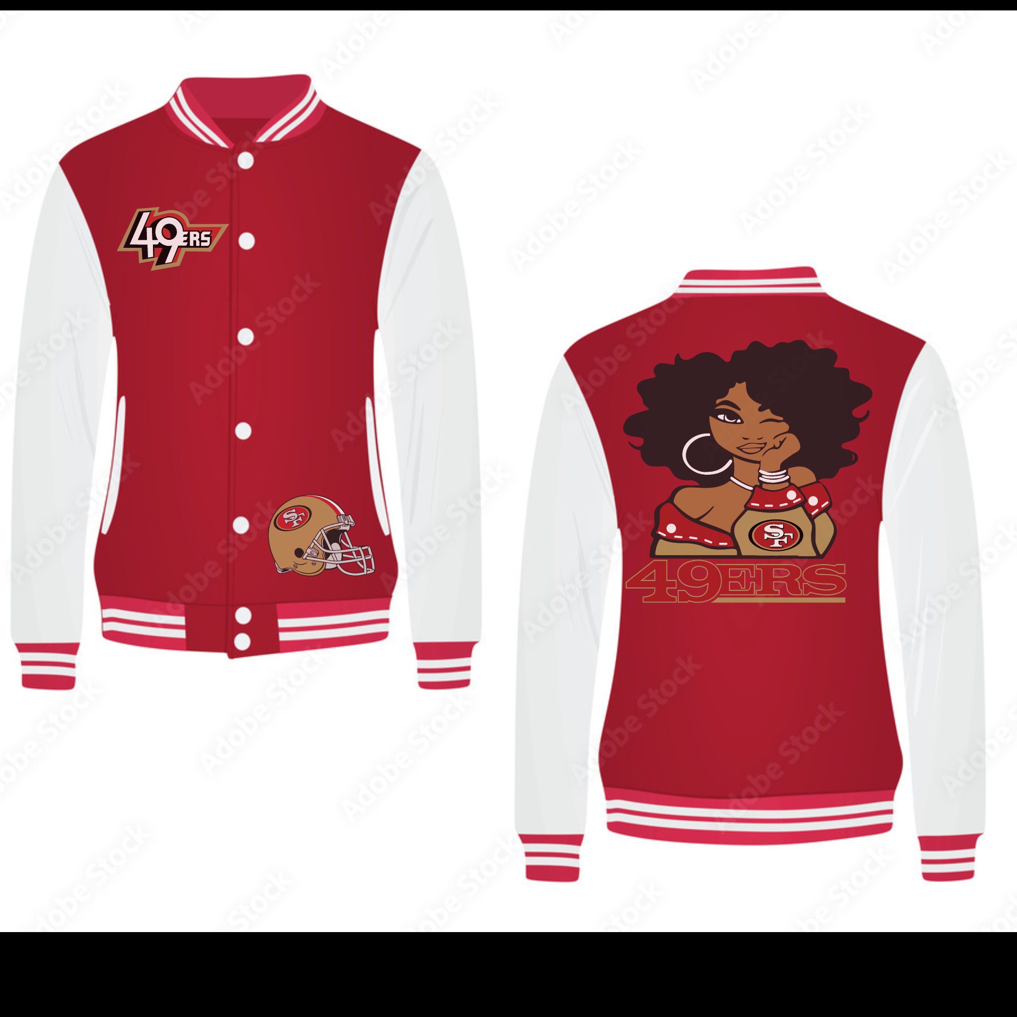 Womens Custom Sports Team Varsity Jacket - Etsy