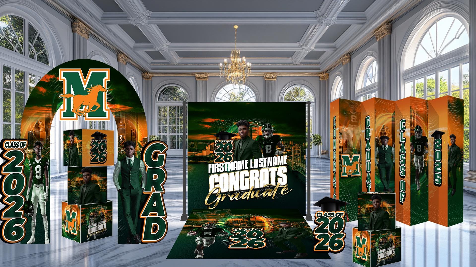 Graduation Party Cubes Custom Grad Cubes, DIY Custom Grad Party Cubes ...