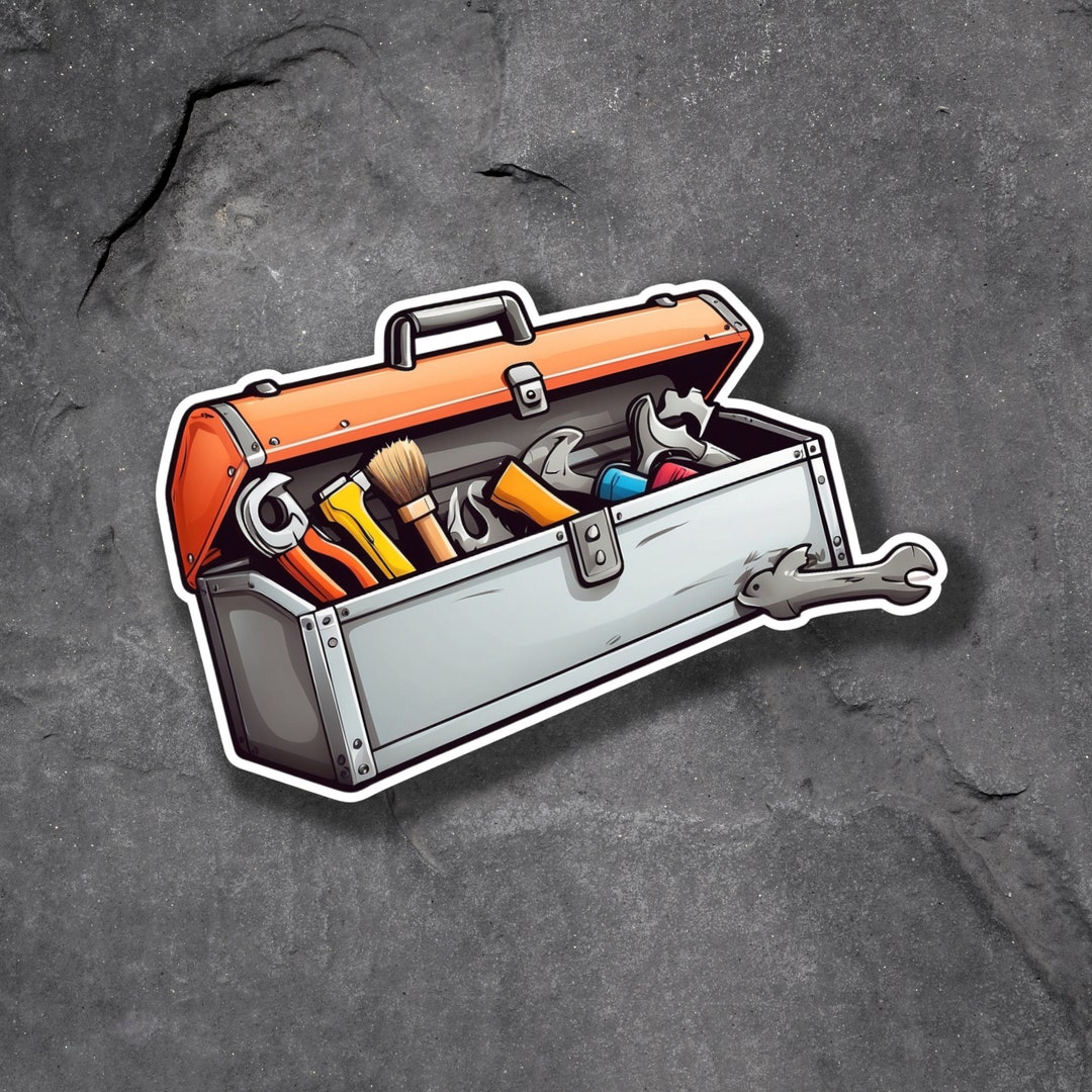 Tool Box Sticker Great for Laptops, Toolboxes, Cars, Phone Cases, Flask ...