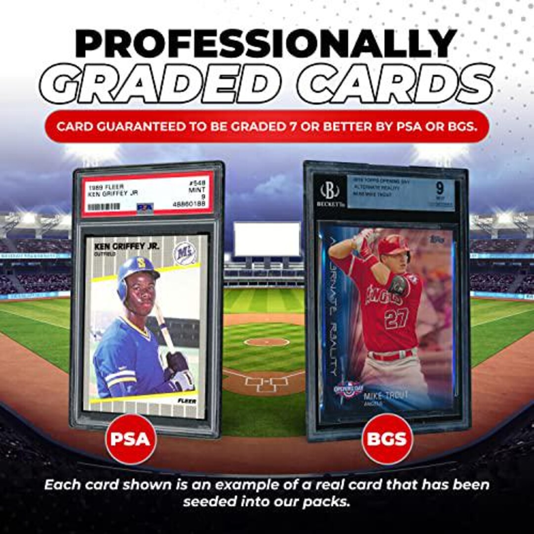 MLB PSA Mystery Pack!!! 1 PSA Graded Card, + Rookies, Inserts, Fun ...