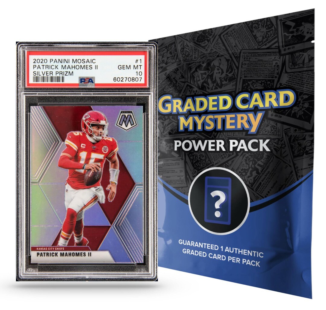 NFL PSA Mystery Pack!!! 1 PSA Graded Card, + Rookies, Inserts, Fun ...
