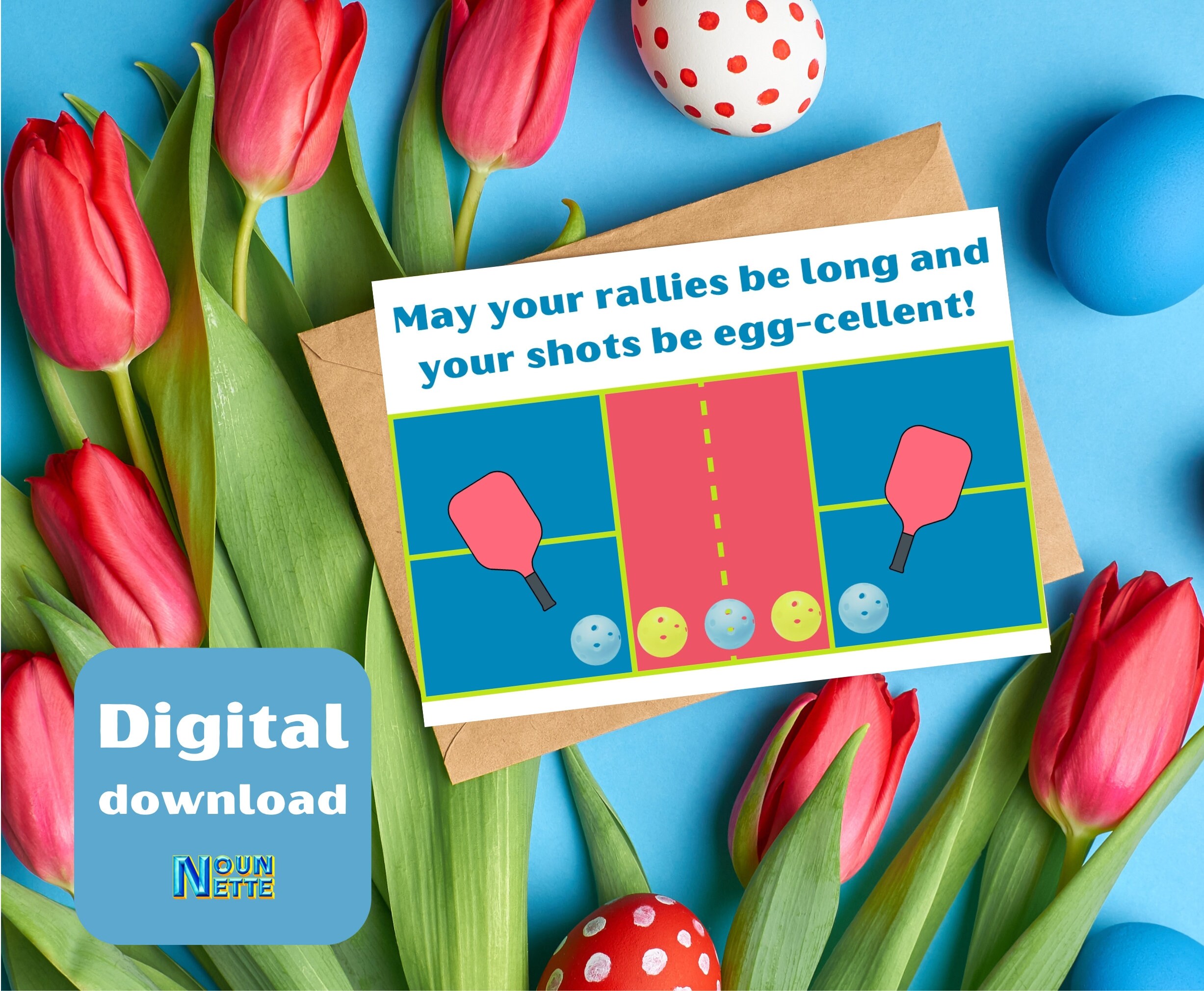 Printable Easter Greeting Card, Instant Download 7x5 Inch Cards for ...