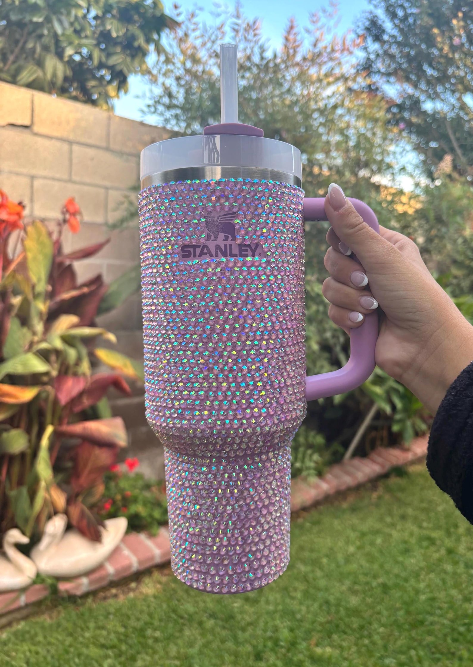 30 Oz Custom Bling Stanley Tumbler – Personalized Rhinestone Cup ...