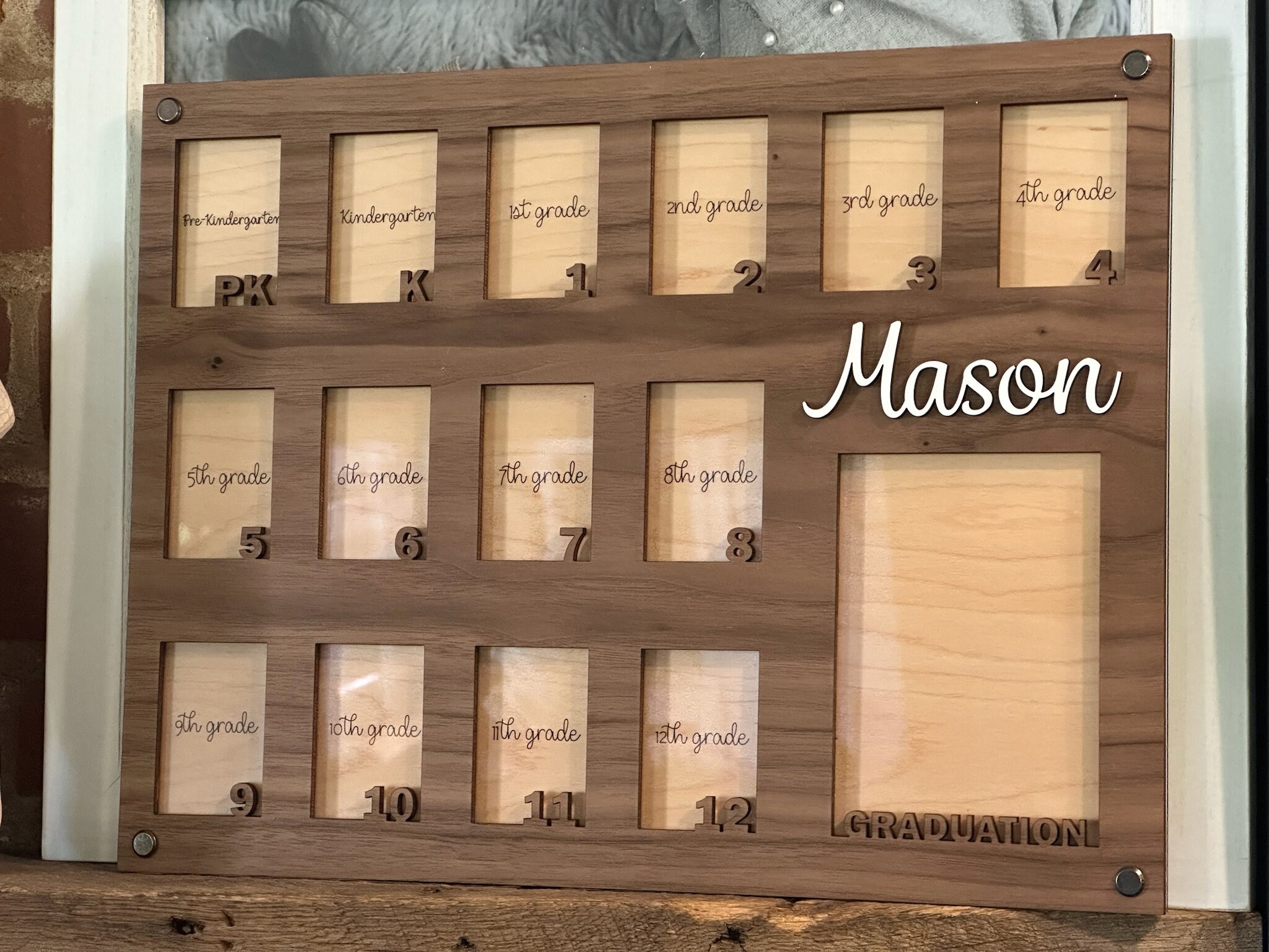 Through the Years, School Picture Frame - Etsy
