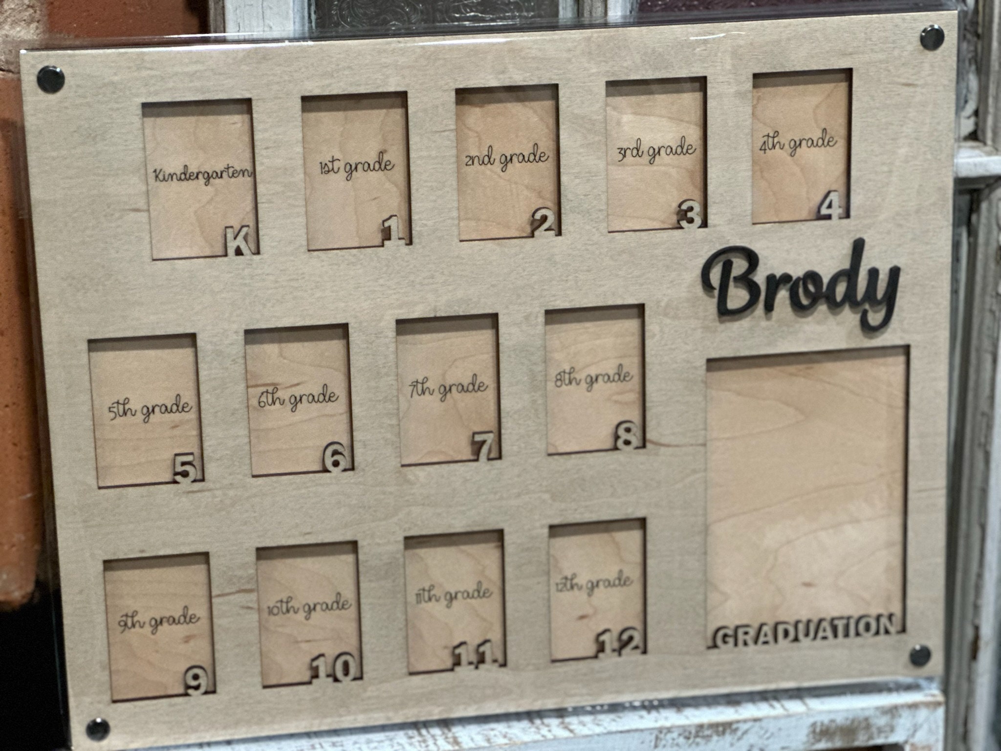 Through the Years, School Picture Frame - Etsy