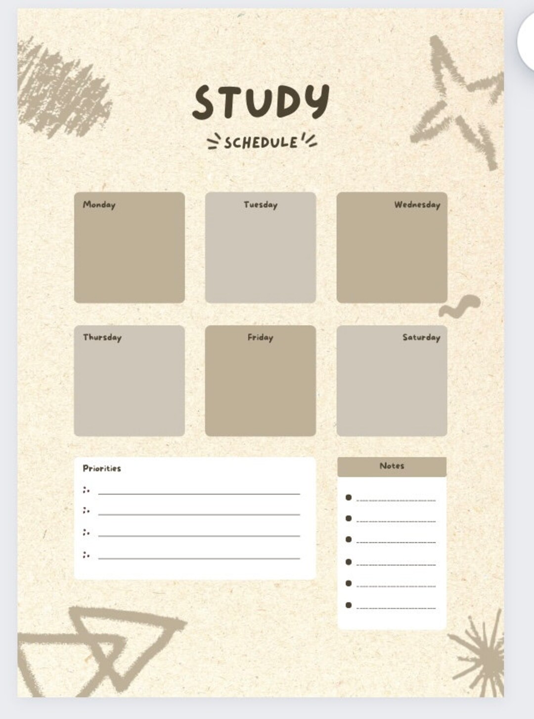 GCSE Revision/study Planner - Etsy
