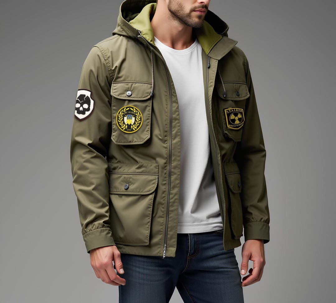 STALKER Rookie Stalker Cosplay Jacket Heart of Chornobyl Costume Cotton ...