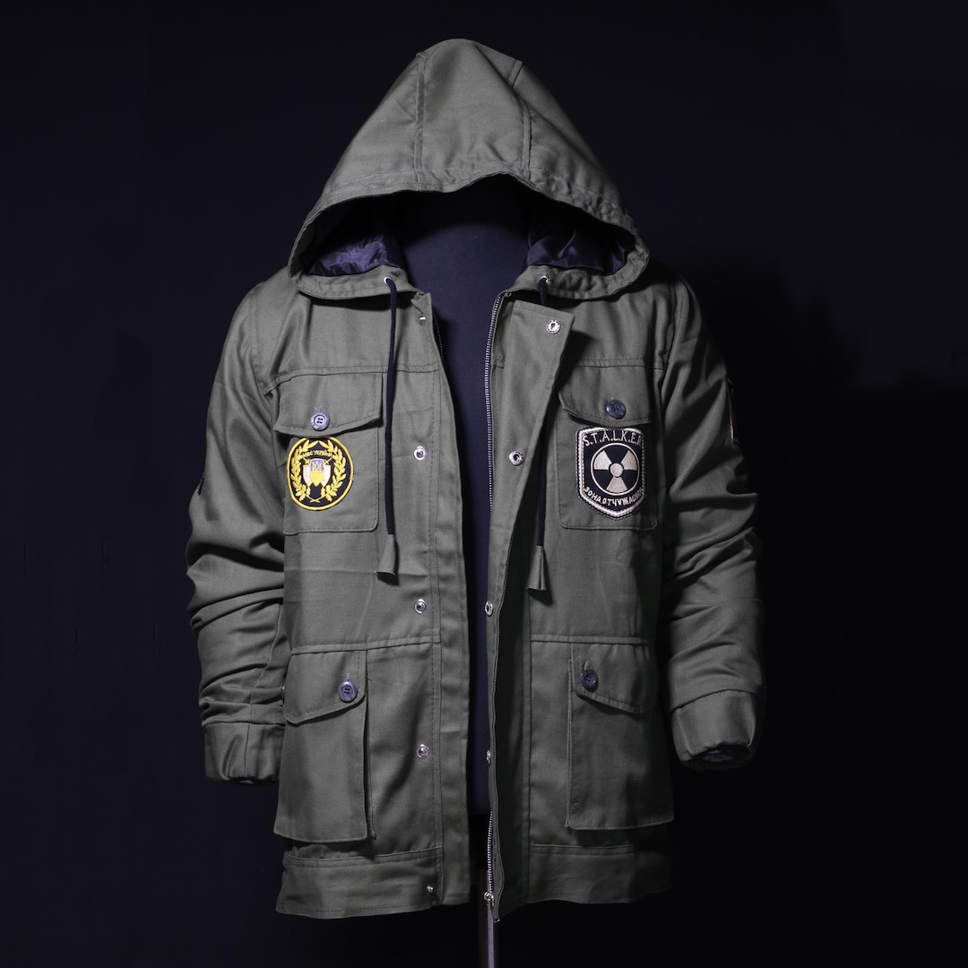 STALKER Rookie Stalker Cosplay Jacket Heart of Chornobyl Costume Cotton ...