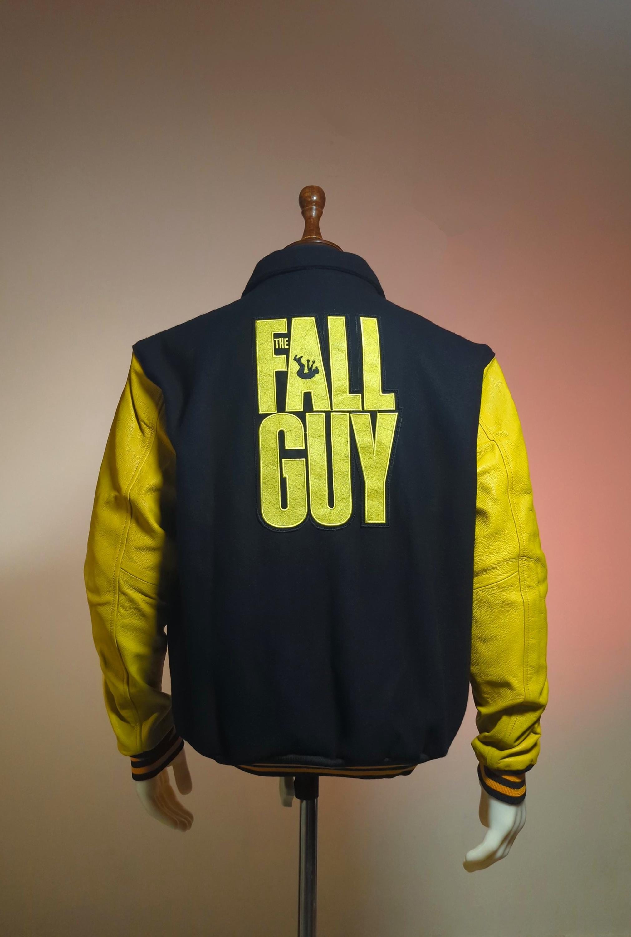 Ryan Gosling Fall Guy Jacket, Leather Wool Yellow Jacket, Men's ...