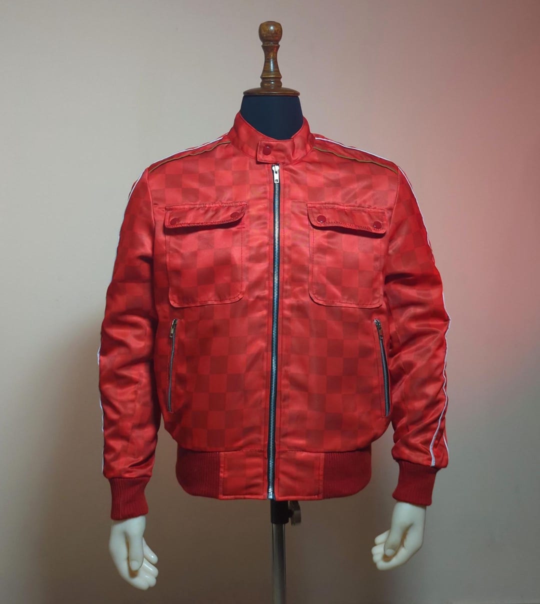 Ryan Gosling Fall Guy Red Cosplay Jacket Satin Red Jacket Men's Gift ...