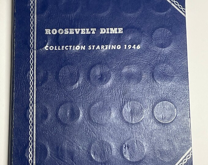 Roosevelt Dime Folder 1946-1964 (42 Silver Dimes) - Etsy