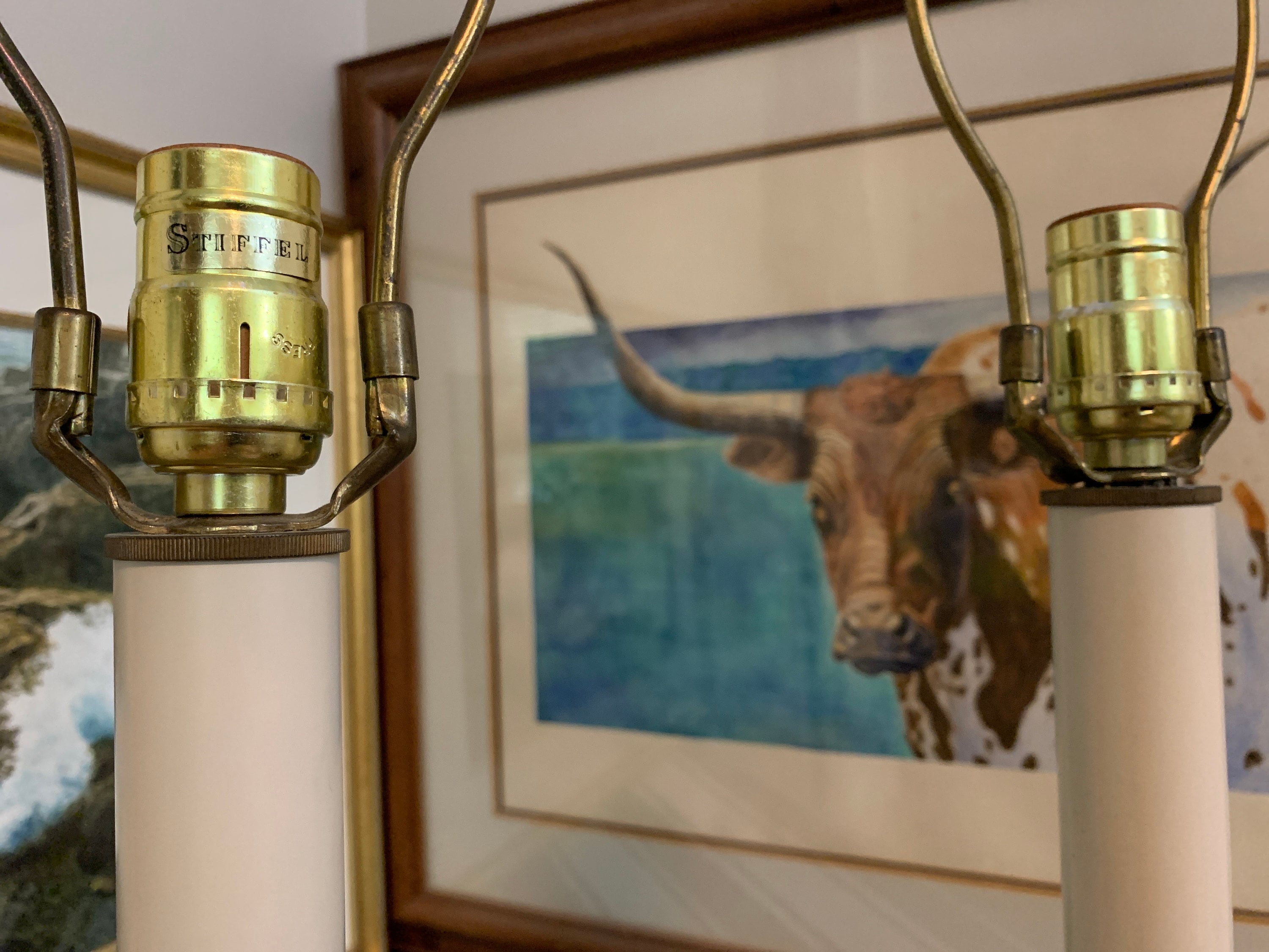 Vintage Stiffel PAIR Brass Classic 3-way Base-switch Table Stand Out ...