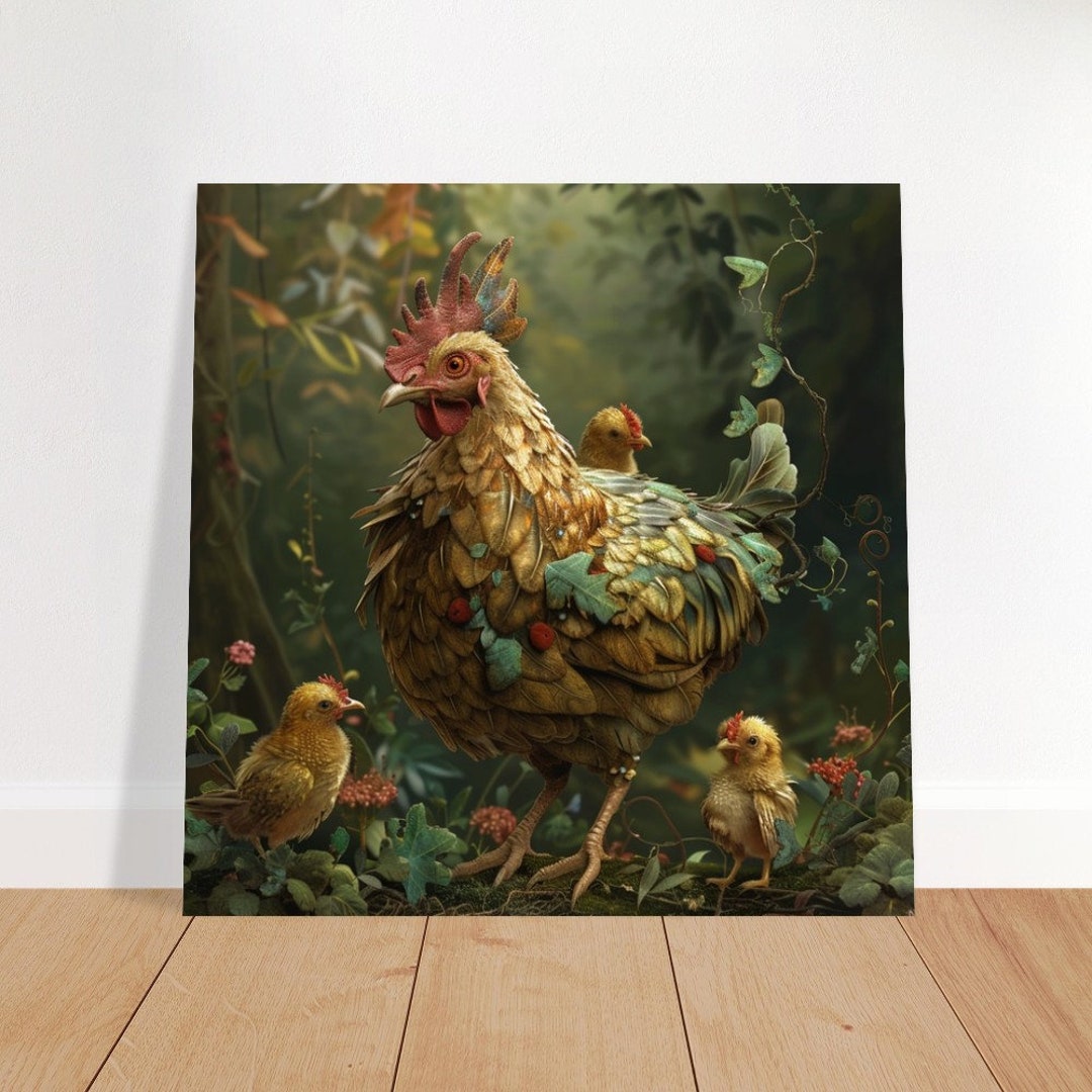 Forest Hen Poster - Etsy
