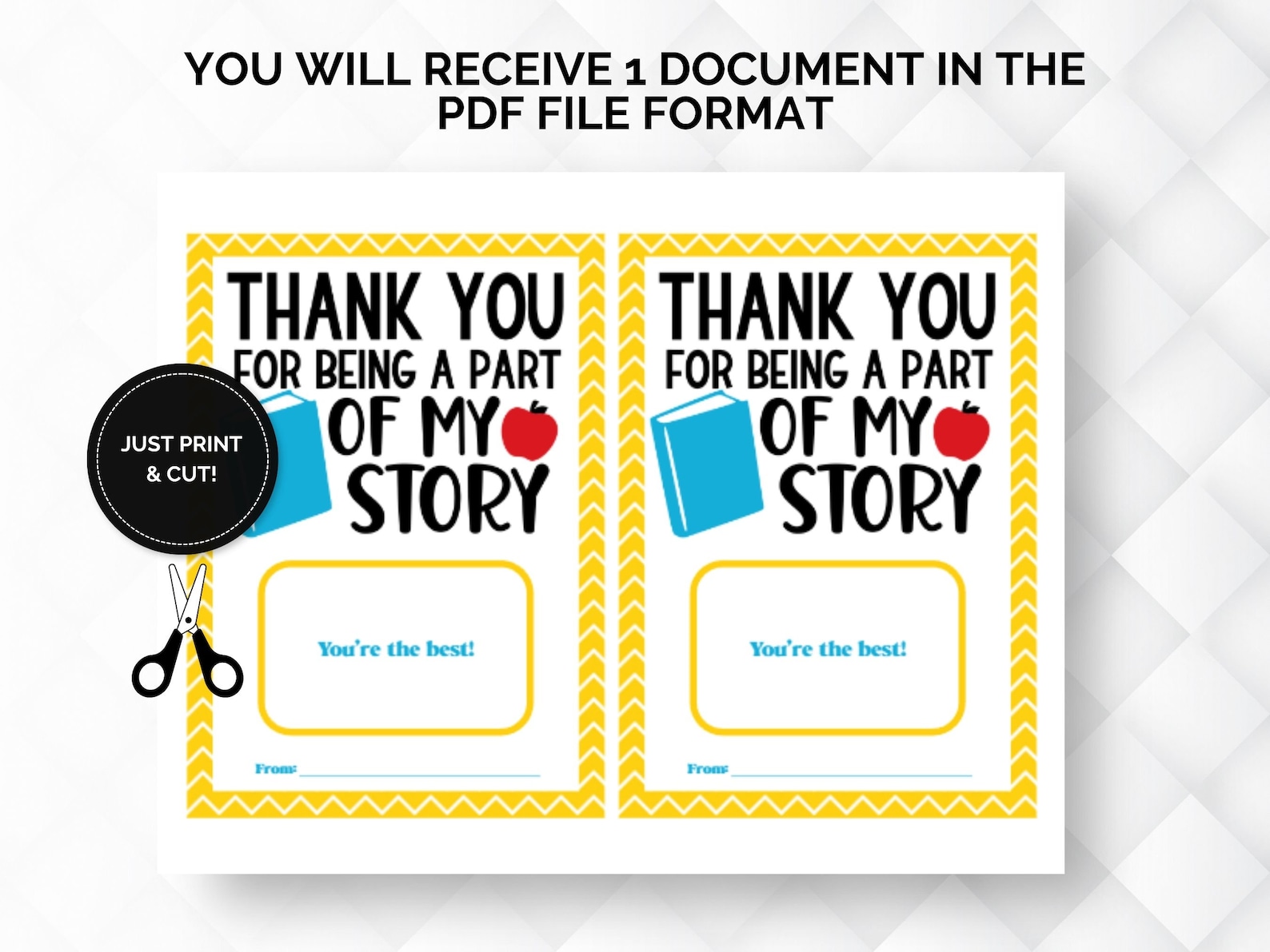 Teacher Appreciation Gift Card Holder, Printable Teacher Thank You Card ...