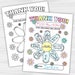 Teacher Appreciation Coloring Flower, Printable Gift for Teacher ...