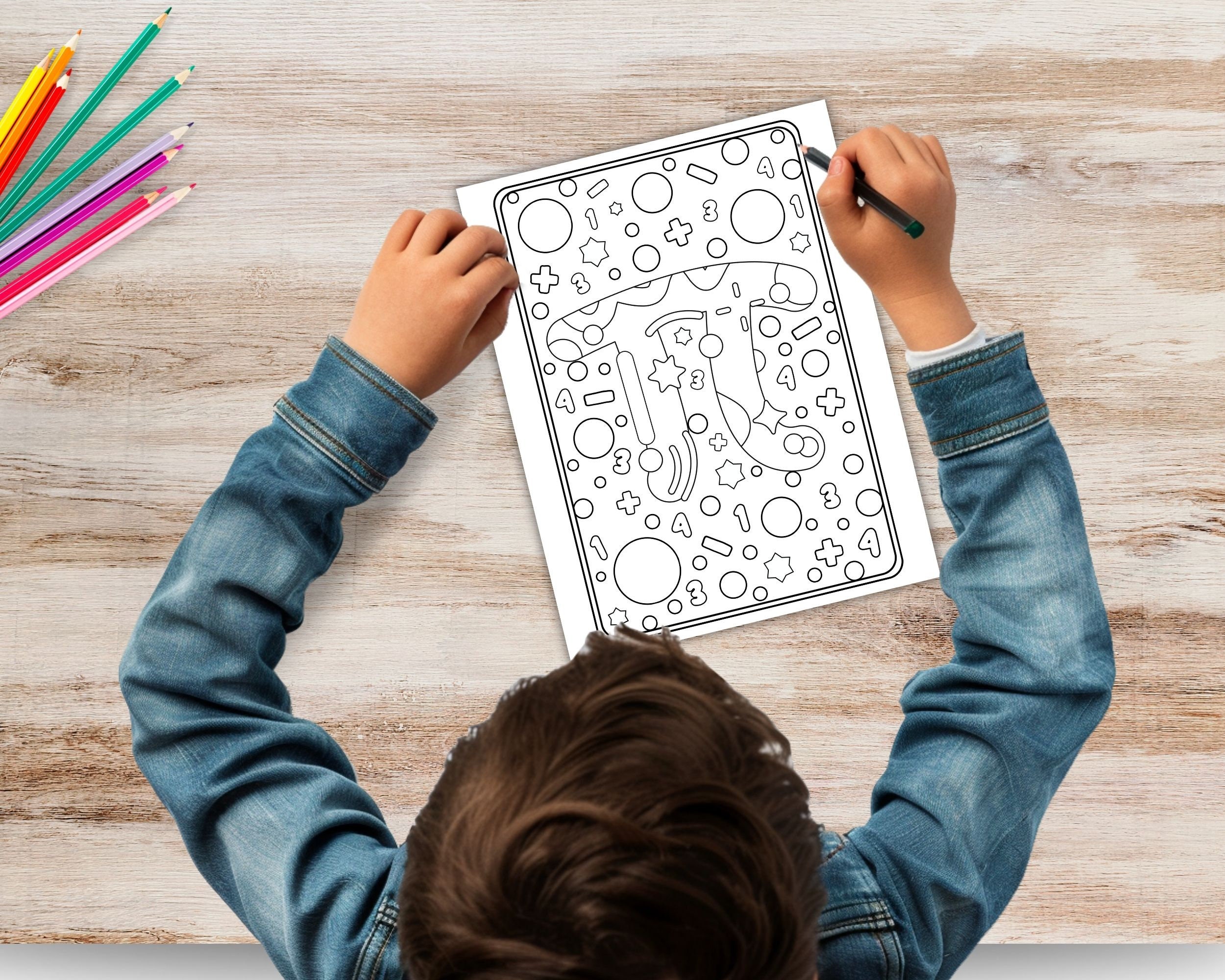 Pi Day Coloring Pages, Printable Math Activity for Kids, Fun Pi Day ...
