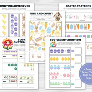 Preschool Easter Math Activity | Kids Printable Activity Sheets ...