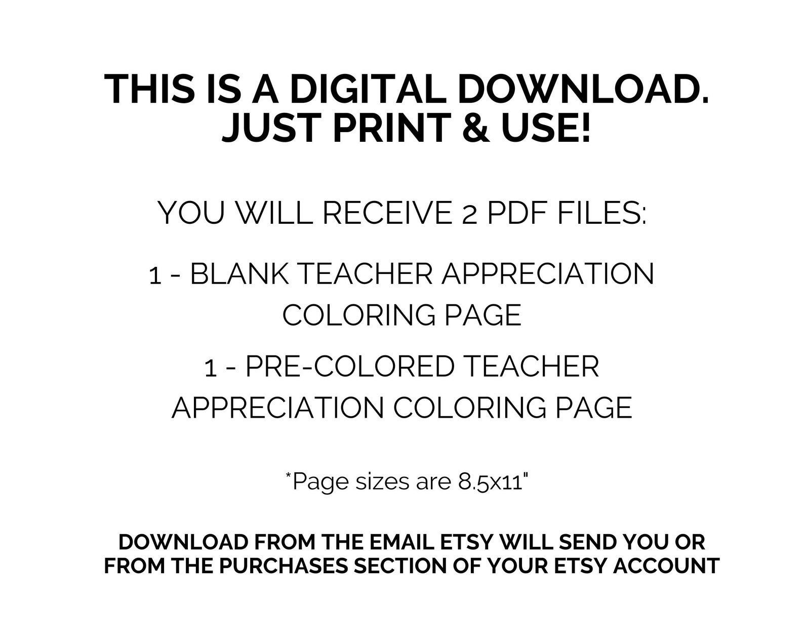 Teacher Appreciation Coloring Flower, Printable Gift for Teacher ...