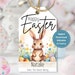 Editable Easter Basket Tag Printable Easter Basket Name Tag Easter Tag ...