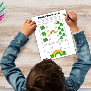 Preschool Printable Math Activity for St. Patrick's Day | Learn to ...