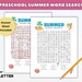 Summer Printable Word Search | Printable Preschool Classroom Activity ...