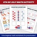 4th of July Preschool Worksheets, Fun Printable Math Activities for ...