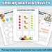 Spring Math Worksheets for Preschool & Kindergarten | Educational ...