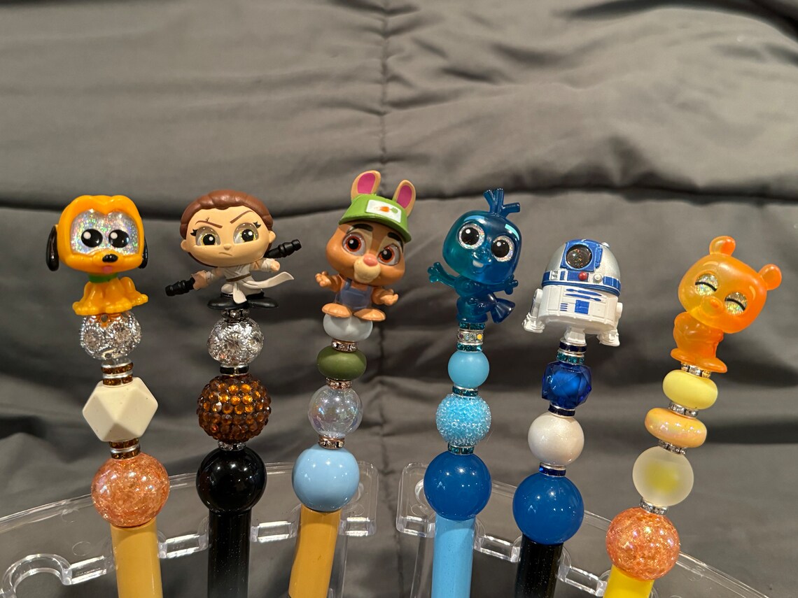 Character Pen Topper Pens 1 - Etsy