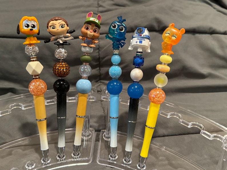 Character Pen Topper Pens 1 - Etsy